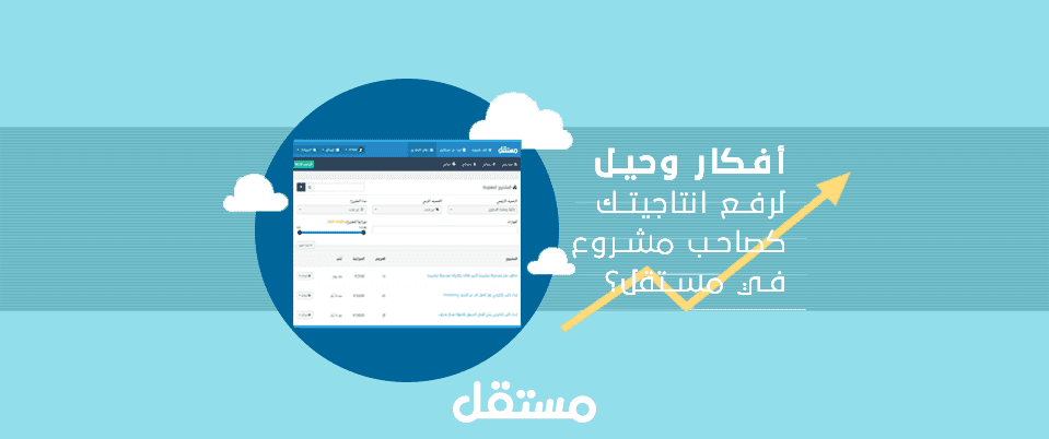 أفكار وحيل لرفع إنتاجيّتك كصاحب مشروع في مستقل | مدونة مستقل